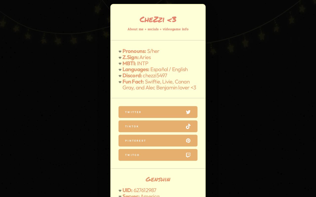 CheZzi's Presentation